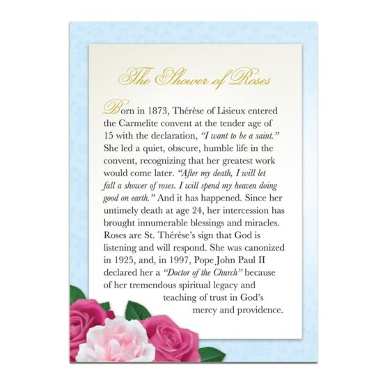 Healing Mass Card - Society of the Little Flower - US
