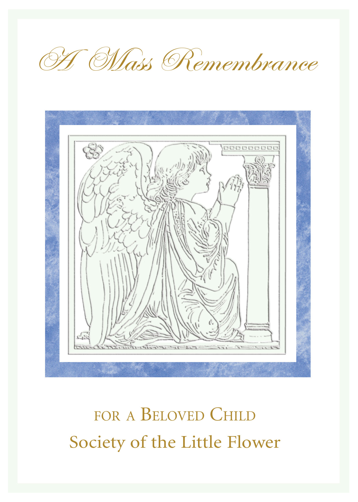 Children's Mass Card - Society of the Little Flower - US