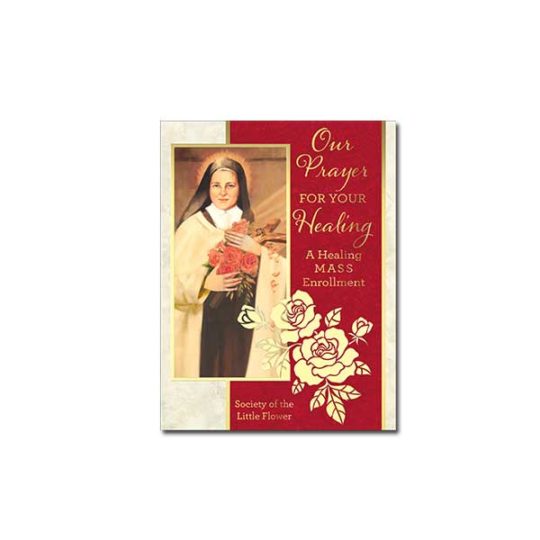 Healing Mass Card - Society of the Little Flower - US